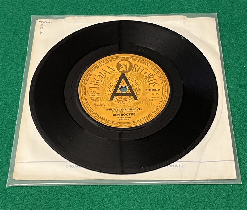 Ken Boothe Ken Boothe Who Gets DEMO Vinyl Record '1979 Vinyl