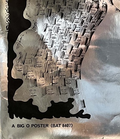 Underground David Vaughan Big O Psych Poster 1967 '1967 Poster